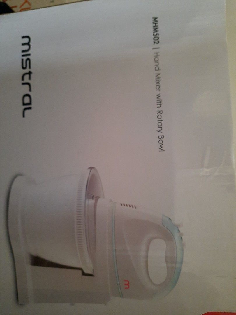 Mistral Hand Mixer MHM502, TV & Home Appliances, Kitchen Appliances ...