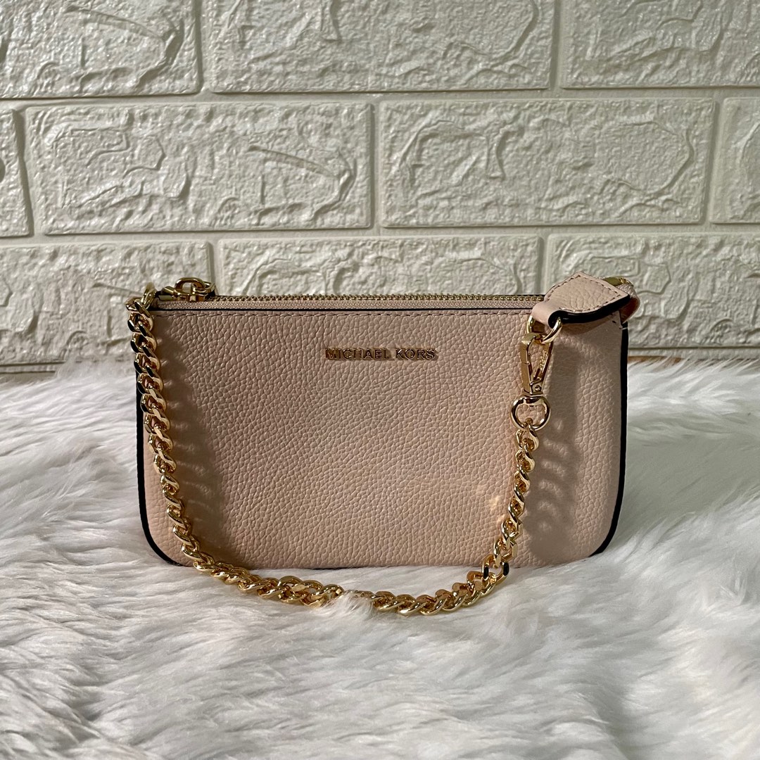 MK Jetset Chain Pouchette, Women's Fashion, Bags & Wallets, Purses & Pouches on Carousell