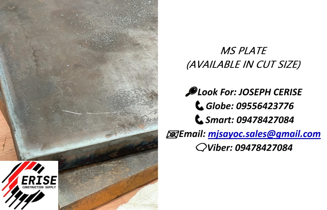 MS PLATE (CUT SIZE AVAILABLE), Commercial & Industrial, Industrial ...
