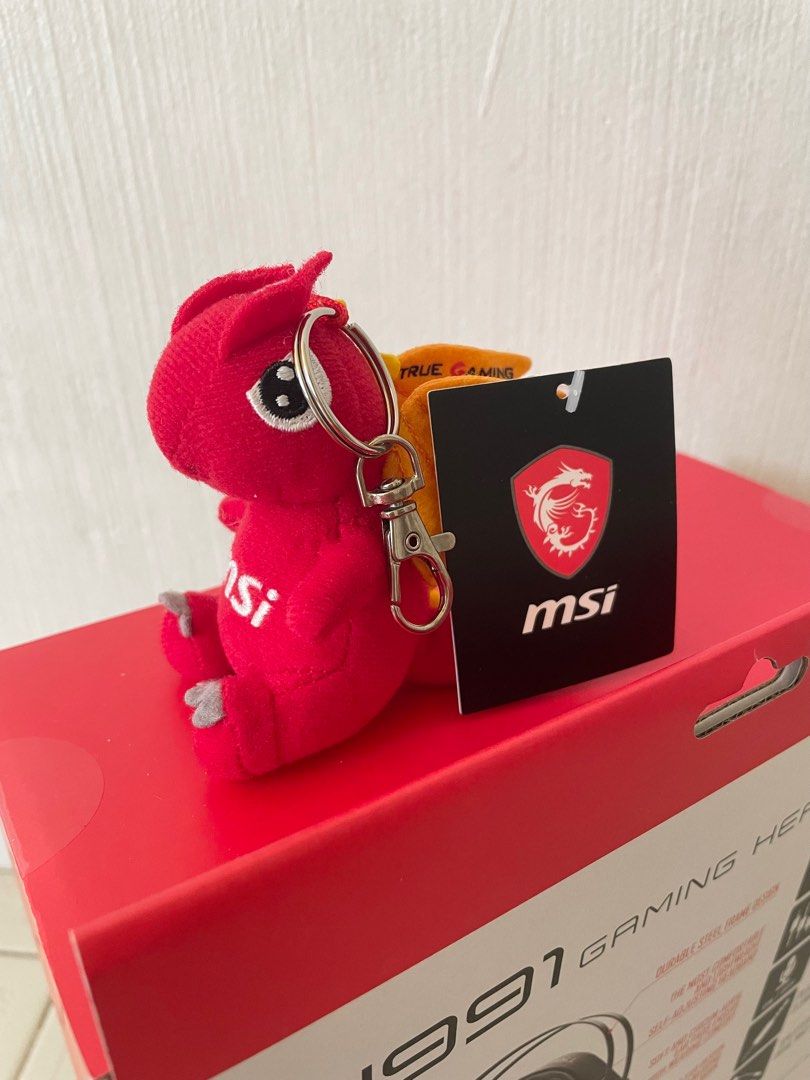 MSI Gaming Set (Headset + Dragon Plushy Keychain), Audio, Headphones ...
