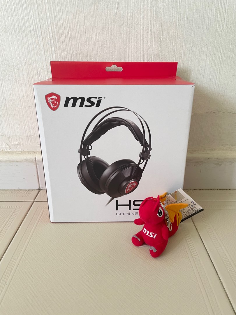 MSI Gaming Set (Headset + Dragon Plushy Keychain), Audio, Headphones ...