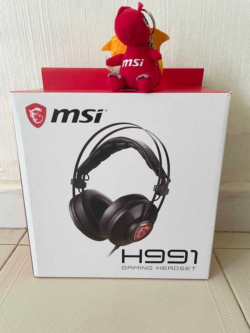 MSI Gaming Set (Headset + Dragon Plushy Keychain), Audio, Headphones ...