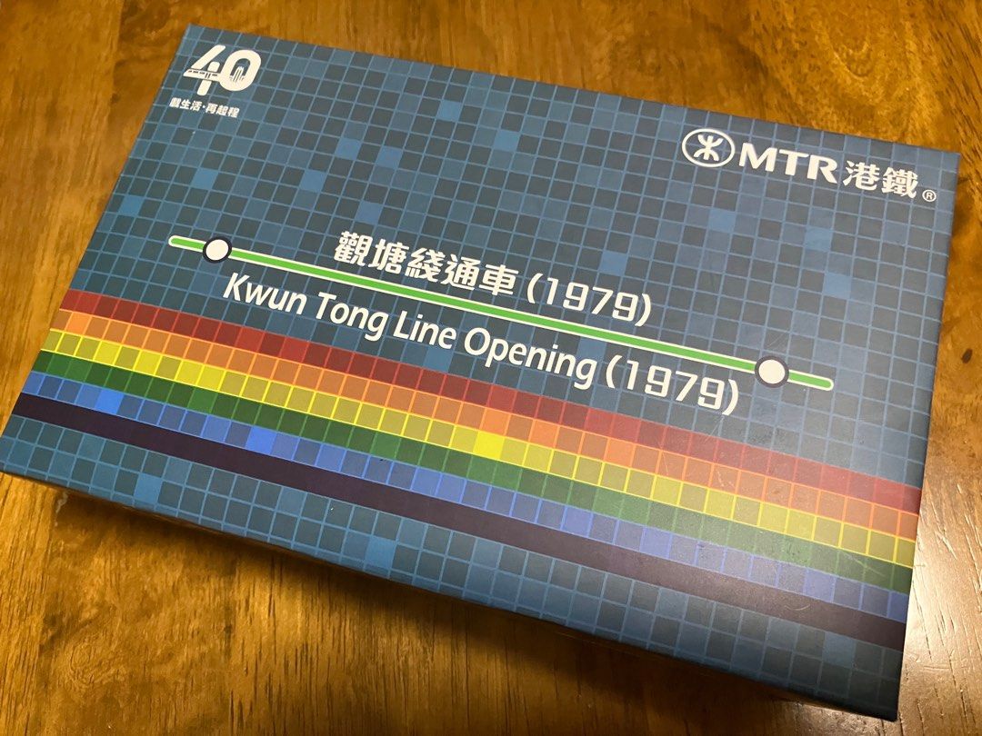 (抽奬品）MTR mobile 港鐵 地鐵 火車 1979 觀塘線通車 彩虹站 超合金 車仔 列車 情景 套裝 not tomica ...