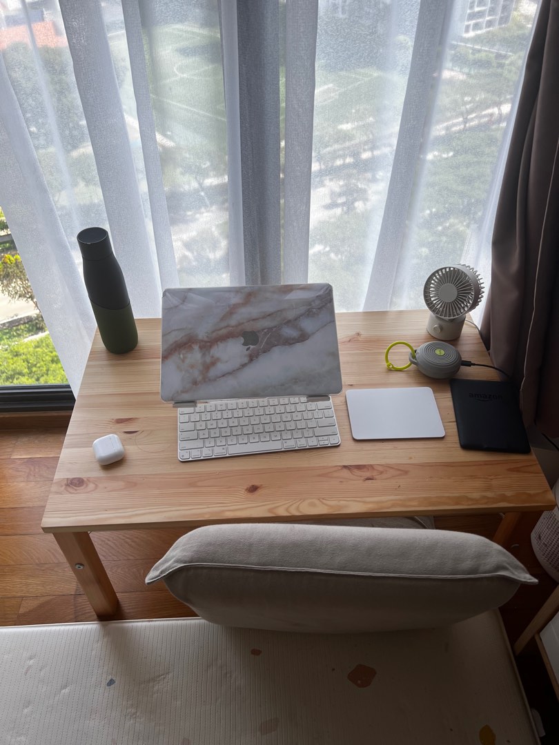 MUJI Pine Folding Low Table, Furniture & Home Living, Furniture, Tables ...