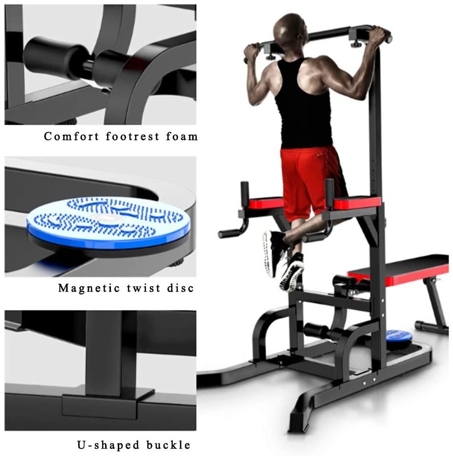 Multifunctional Power Tower Workout Pull Up Dip Stand Station ...