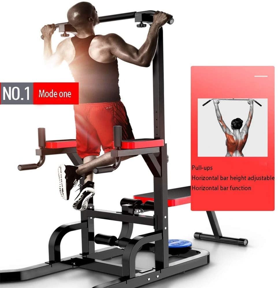 Multifunctional Power Tower Workout Pull Up Dip Stand Station ...