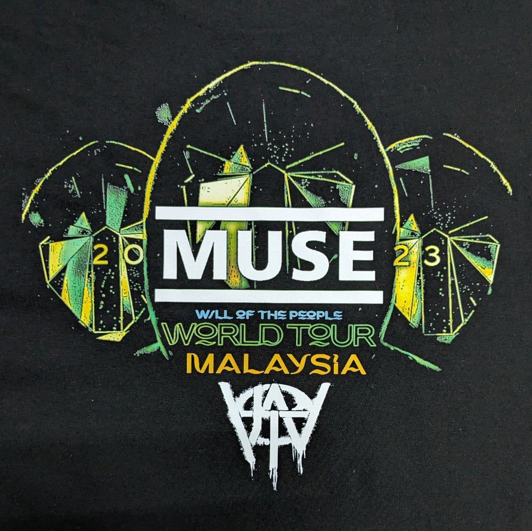 MUSE World Tour 2023 Kuala Lumpur, Men's Fashion, Tops & Sets, Tshirts & Polo Shirts on Carousell