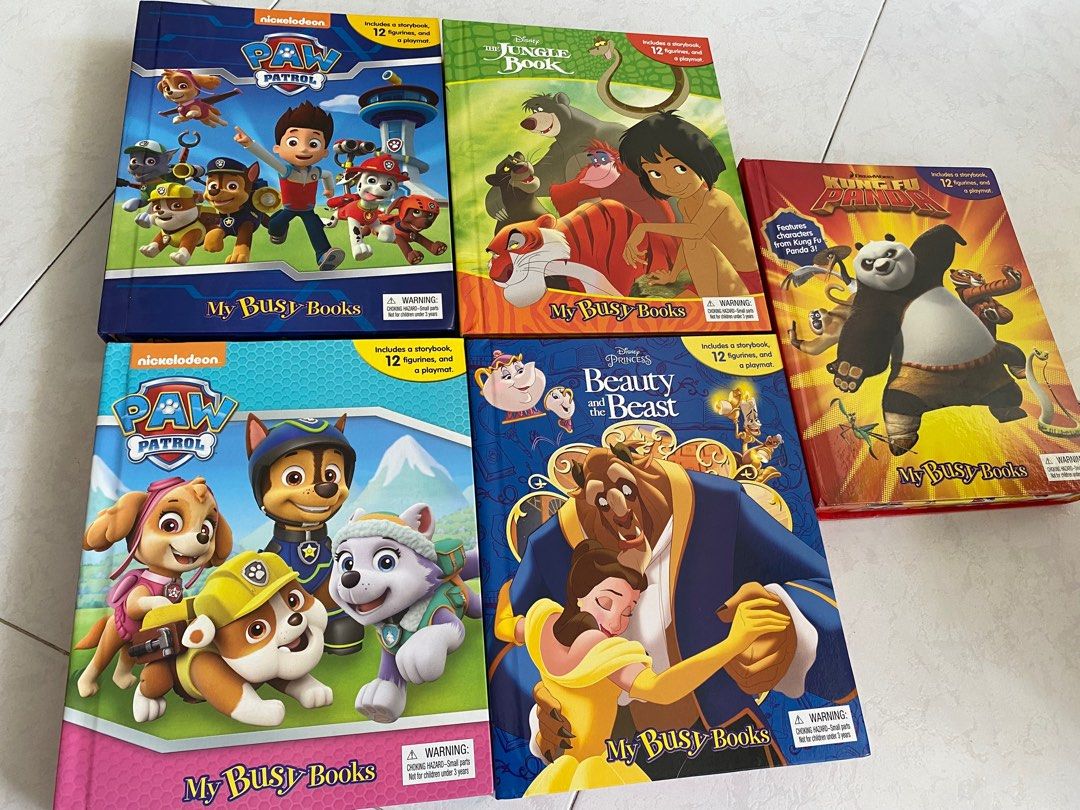 My Busy book-Justice League, my little pony , zootopia, guardians of ...