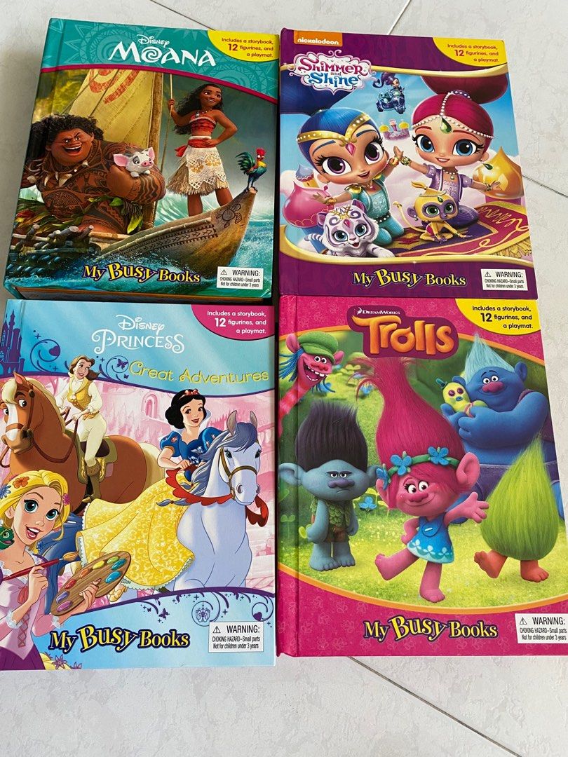 My Busy book-Justice League, my little pony , zootopia, guardians of ...