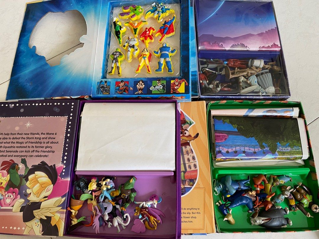 My Busy book-Justice League, my little pony , zootopia, guardians of ...