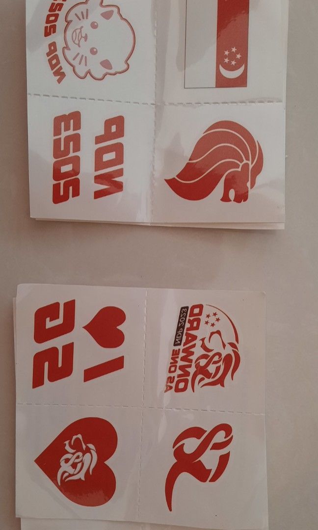 Ndp 2023 tattoo stickers, Hobbies & Toys, Memorabilia & Collectibles ...