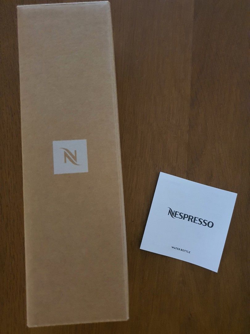 Nespresso glass aqua mint bottle 500ml, Furniture & Home Living ...