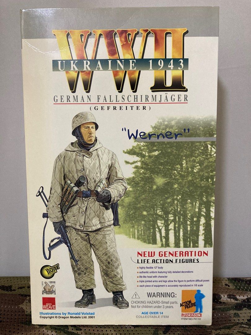 New Generation WW2 German Fallschirmjager “Werner”, Hobbies & Toys ...