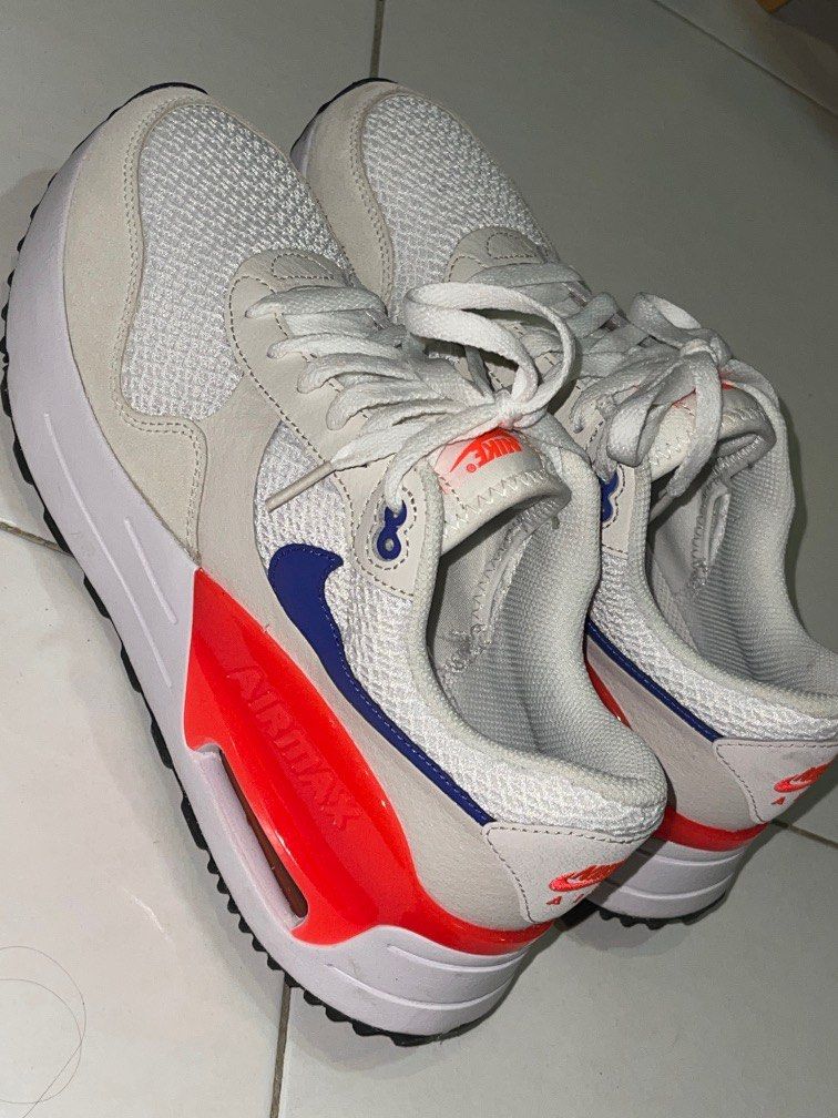 Nike Air Max SYSTM 'White Bright Crimson Lapis' DM9538-101, Luxury ...