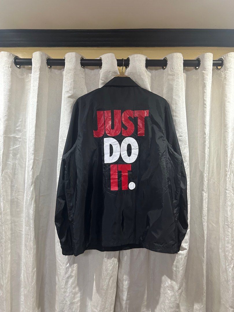 Nike Men Sportwear JDI Wooven Coach Jacket, Men's Fashion, Coats ...