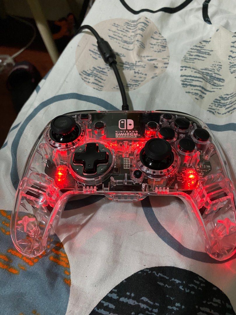 Nintendo switch afterglow wireless controller, Video Gaming, Gaming ...