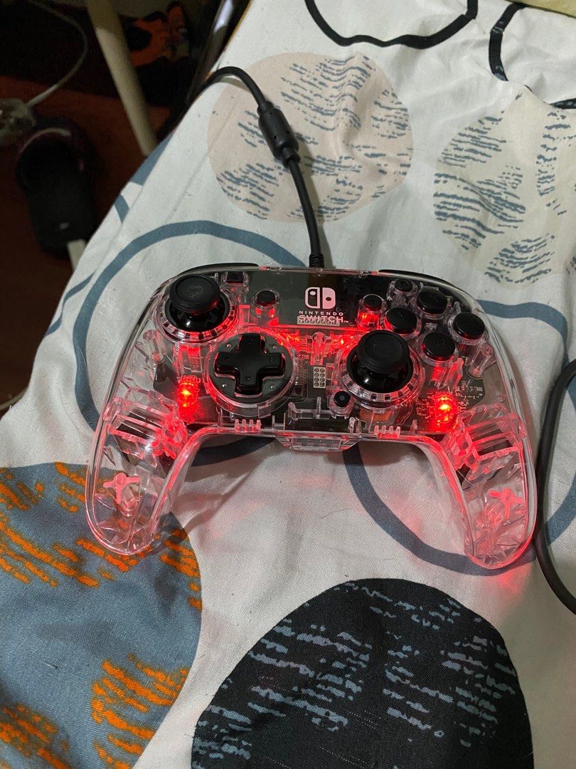 Nintendo switch afterglow wireless controller, Video Gaming, Gaming ...