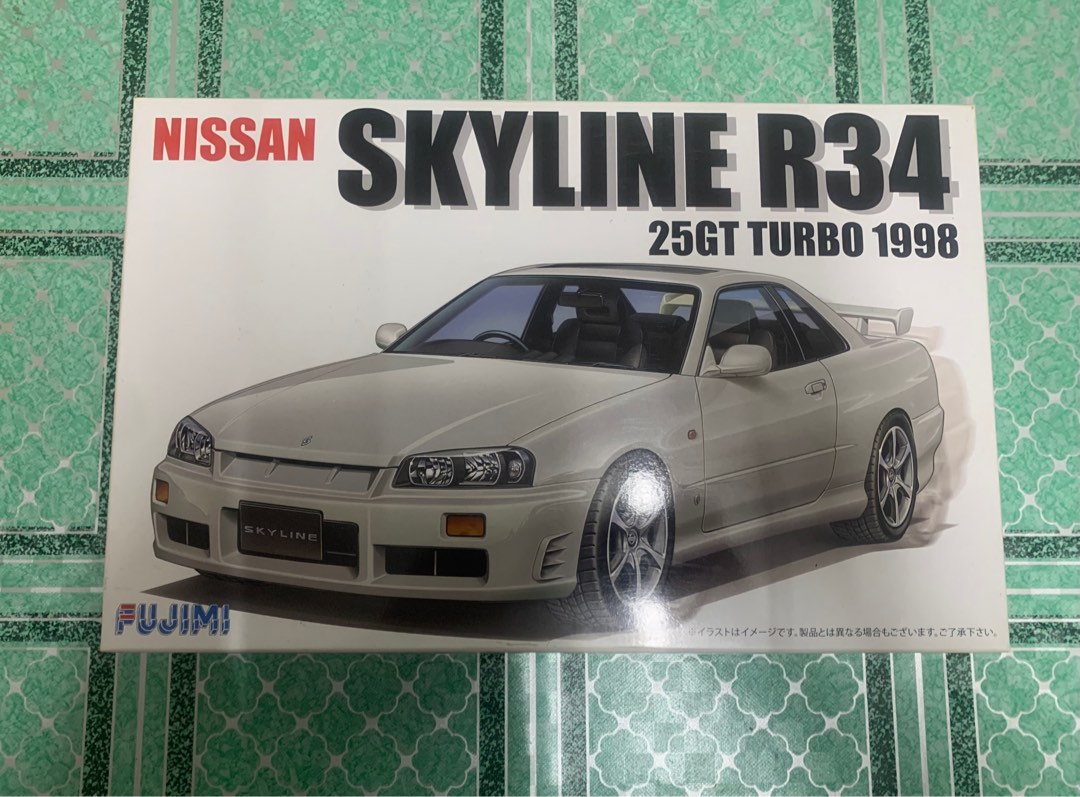 NISSAN SKYLINE R34| FUJIMI | NEW, Hobbies & Toys, Toys & Games on Carousell