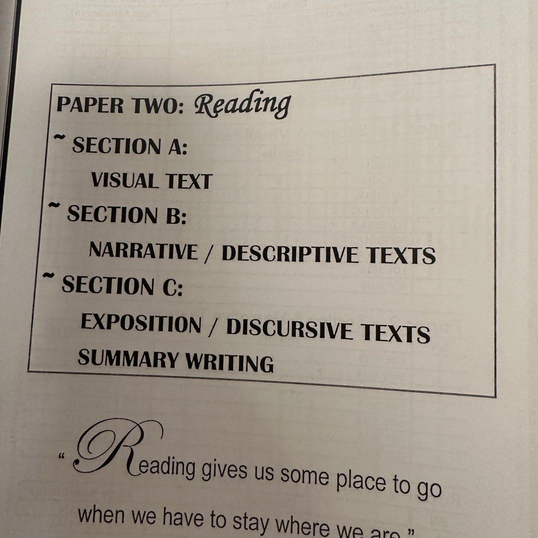 O LEVEL ENGLISH Notes, Hobbies & Toys, Books & Magazines, Assessment ...