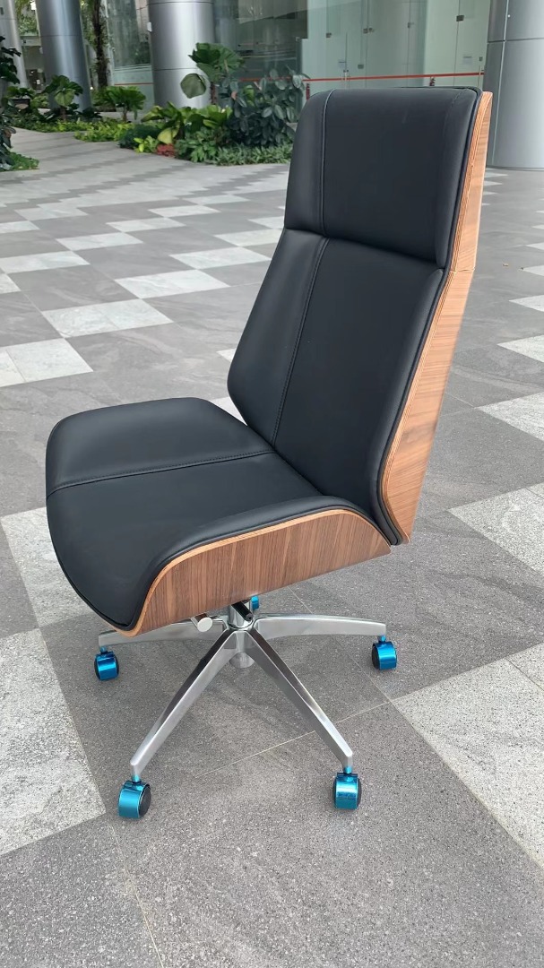 Office Chair Black/Orange Desk Chair Free Delivery Install Computer ...