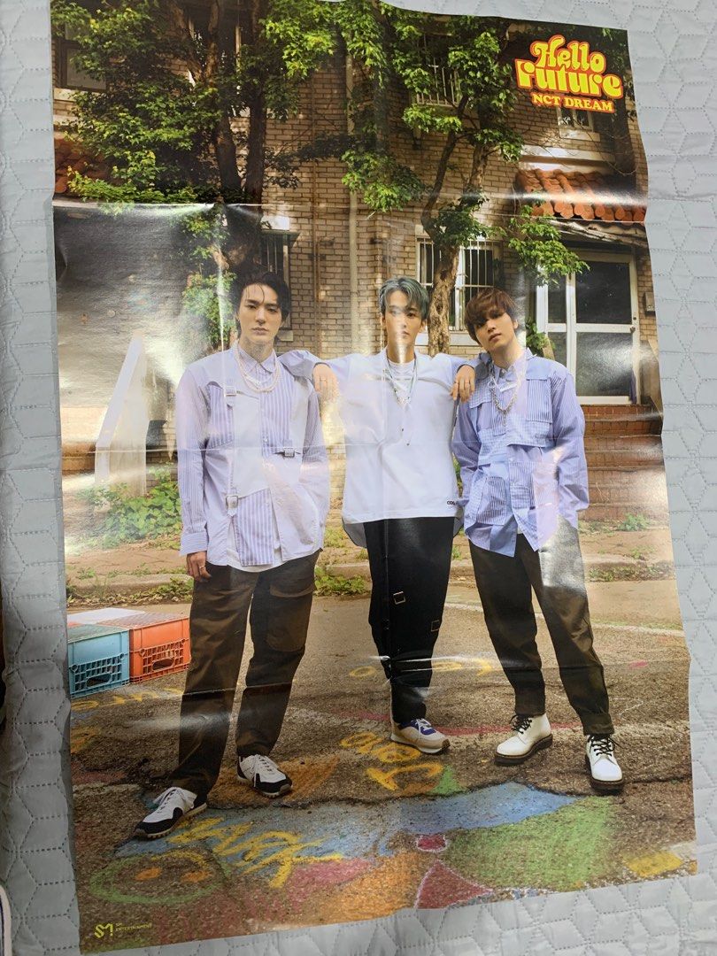 [OFFICIAL] NCT DREAM Jeno, Mark, Haechan - Hello Future Poster (Folded ...