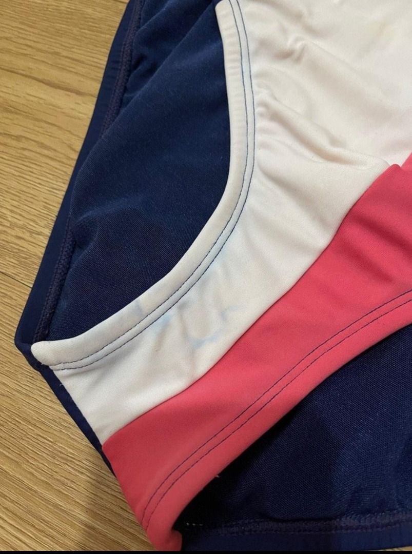 One Piece Vertical Stripe Swimsuit, Women's Fashion, Swimwear, Bikinis ...
