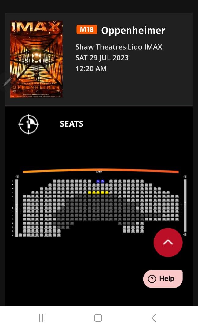 Oppenheimer Movie Tickets, Tickets & Vouchers, Event Tickets on Carousell