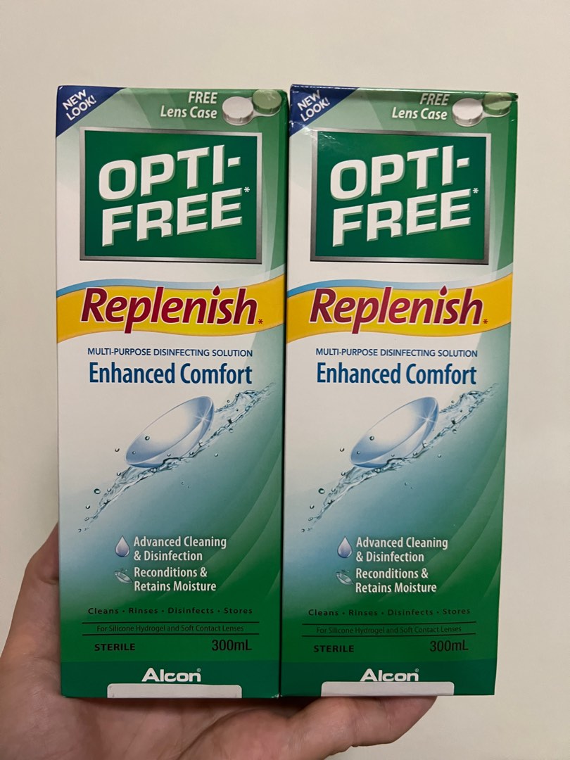 Opti-Free Replenish Contact Lens Solution, Beauty & Personal Care ...