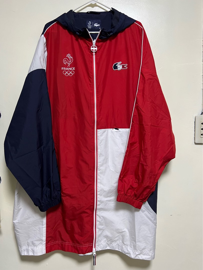 Original 100% LACOSTE Flag France Jacket/Windbreaker on Carousell