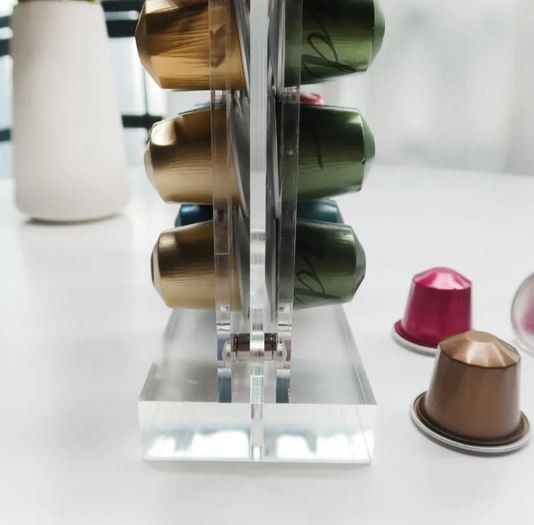 Original Nespresso Coffee Capsule Acrylic Pod holder Storage Stand Rack ...