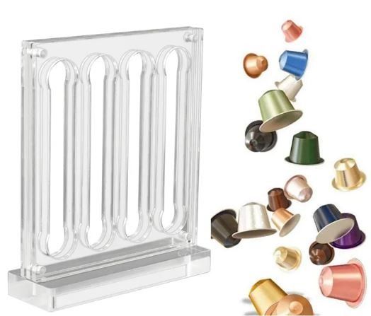 Original Nespresso Coffee Capsule Acrylic Pod holder Storage Stand Rack ...