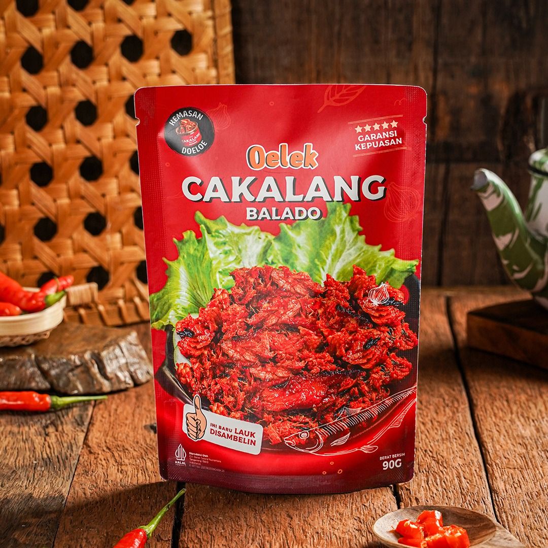 Original OELEK Cakalang Balado 90g/150g Lauk Instant Indonesian Sambal ...