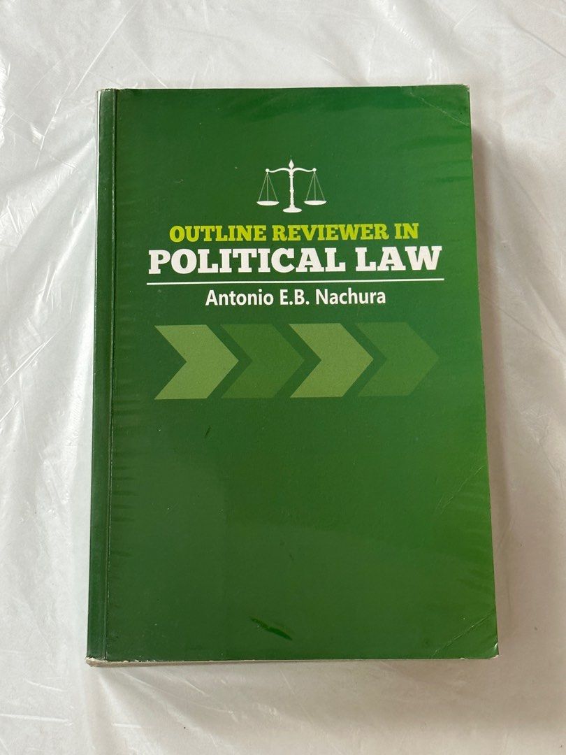Outline Reviewer in Political Law by Antonio Nachura on Carousell