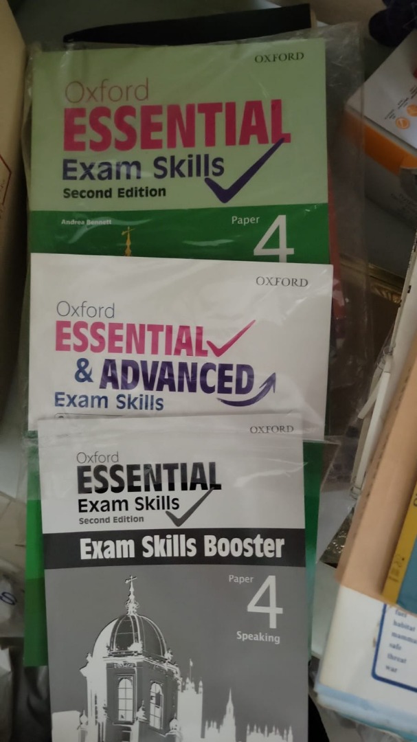 Oxford essential exam skills speaking practice book4, 興趣及遊戲, 書本 & 文具 ...