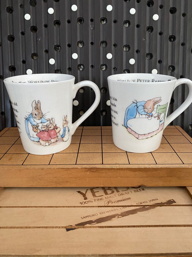Peter Rabbit Porcelain Mug, Furniture & Home Living, Kitchenware ...