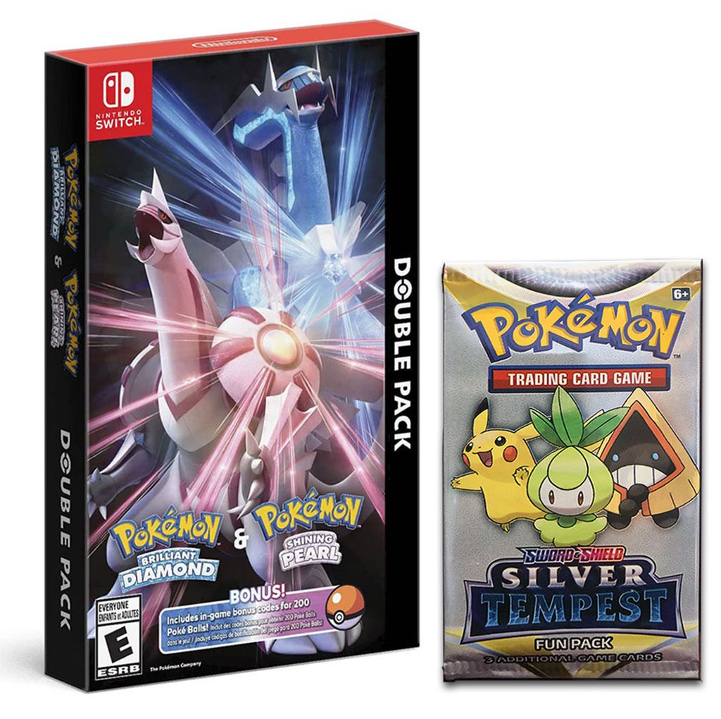 Pokemon Pearl & Diamond Double Pack + TGC Pack, Video Gaming, Video ...