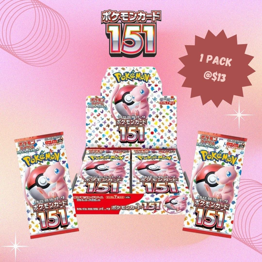 POKÉMON JAPANESE 151 BOOSTER PACK, Hobbies & Toys, Toys & Games on ...