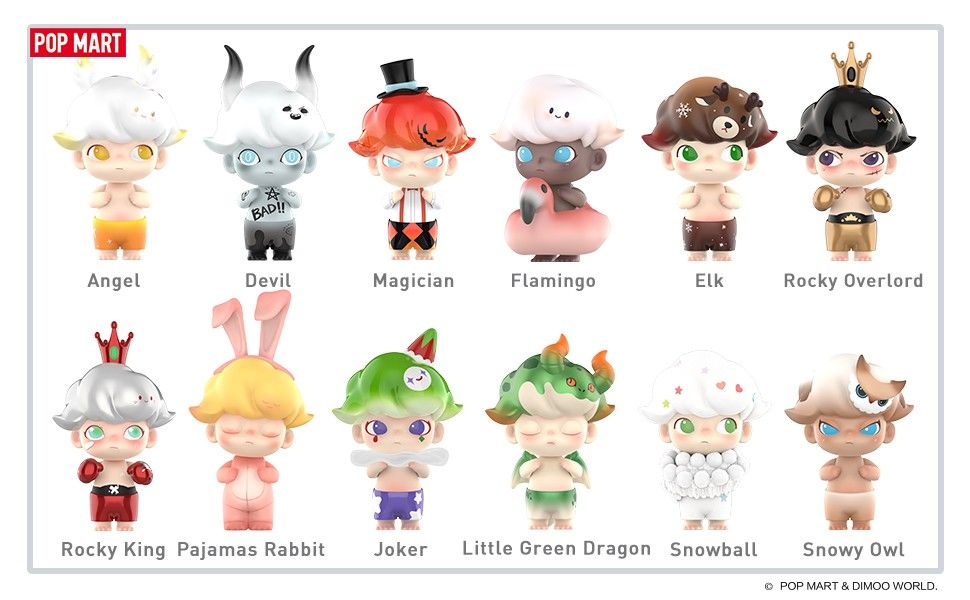 Popmart Dimoo Retro Series, Hobbies & Toys, Toys & Games on Carousell