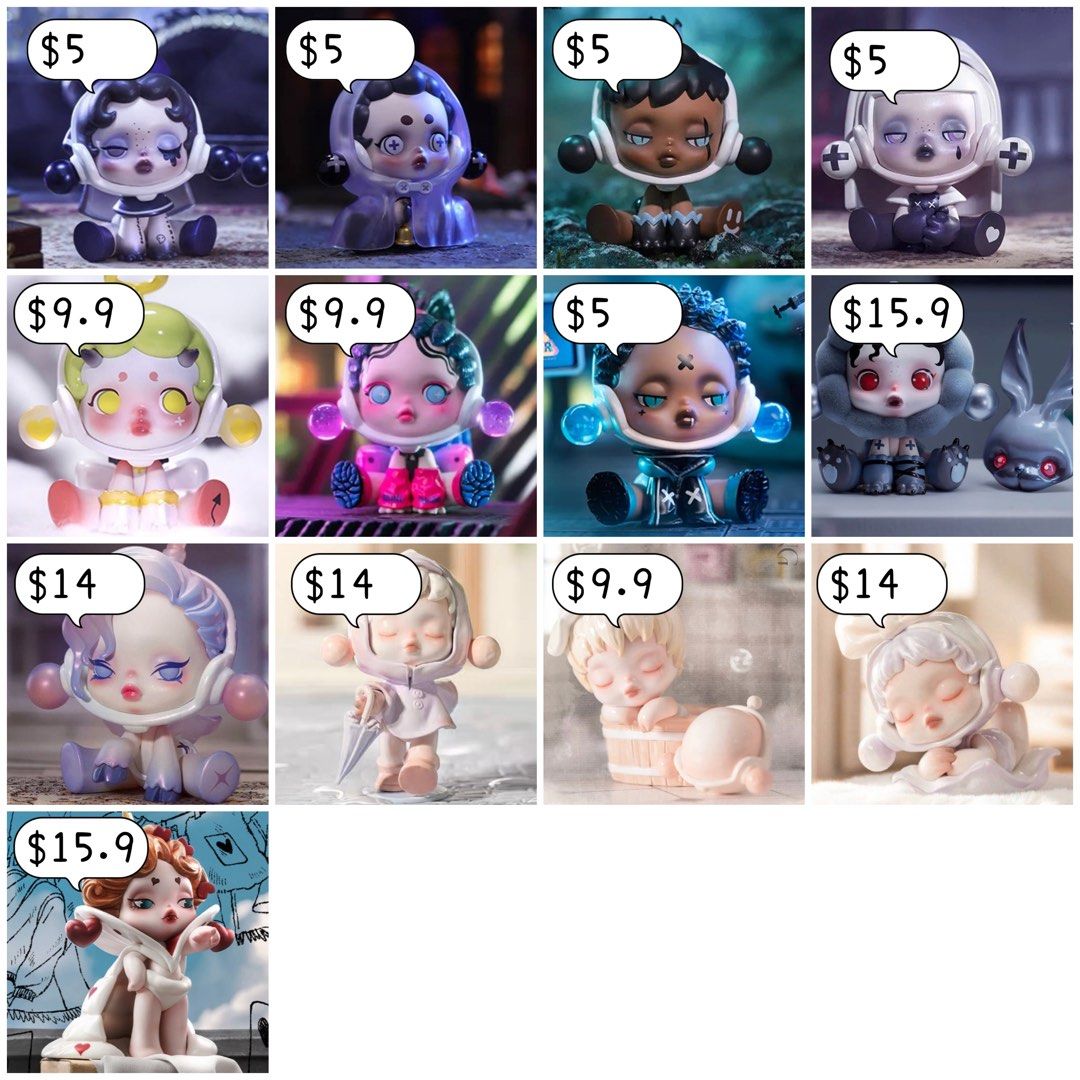 Popmart Skullpanda ancient castle / mare of animals rabbit / warmth ...