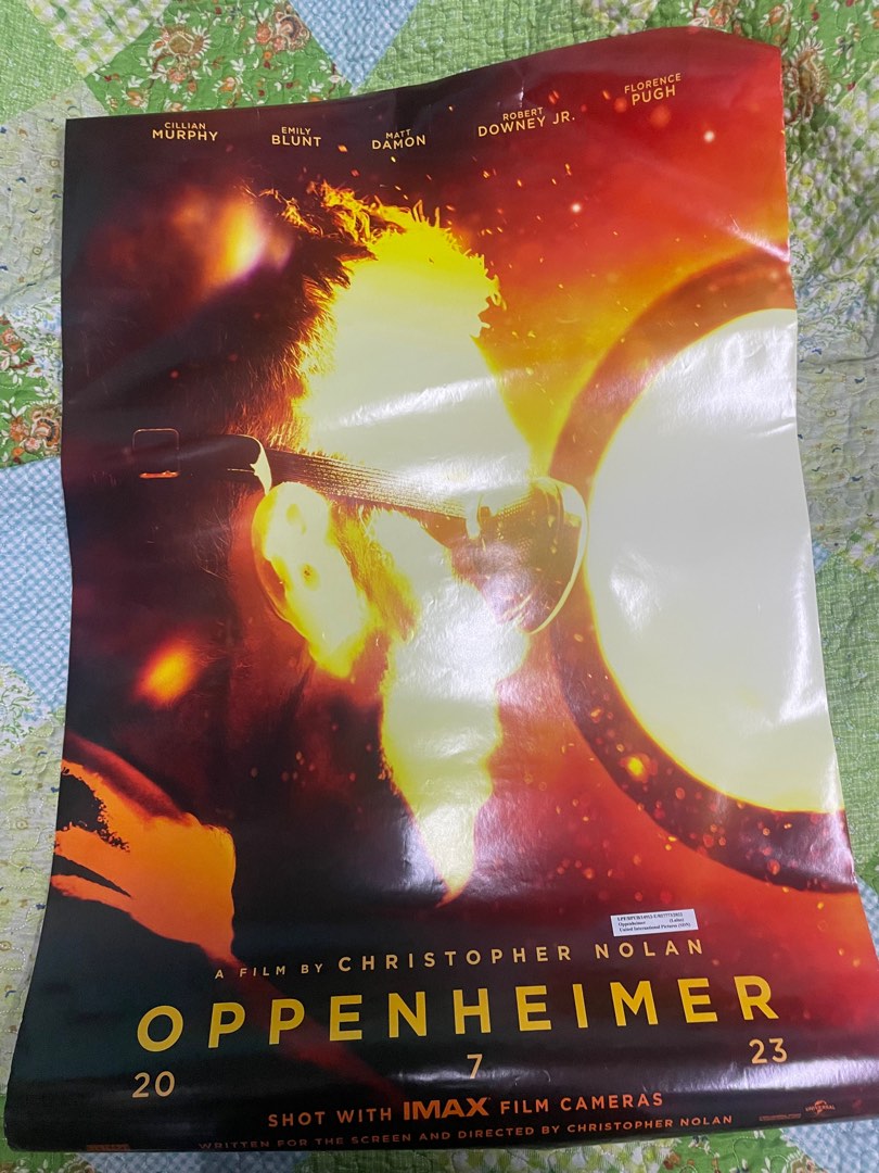 Poster oppenheimer, Hobbies & Toys, Collectibles & Memorabilia ...