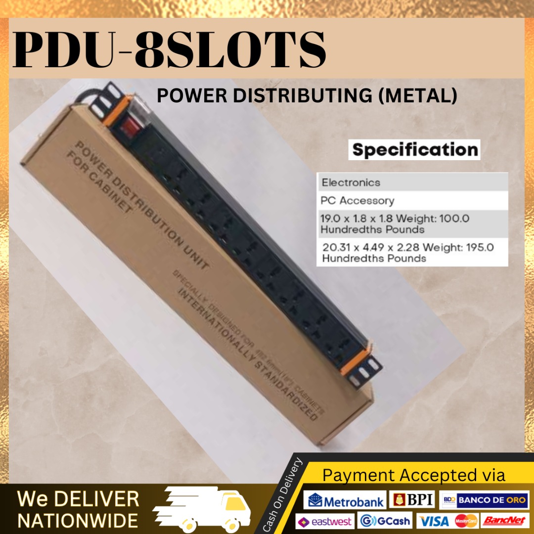 POWER DISTRIBUTING UNIT 8SLOTS (METAL) on Carousell