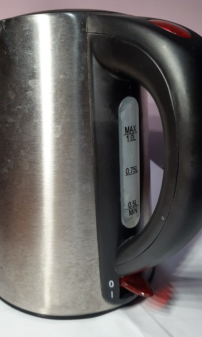 Powerpac 1L Stainless steel cordless jug, TV & Home Appliances, Kitchen ...