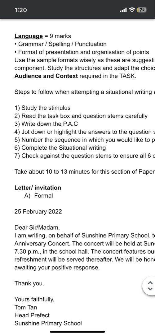 Primary school English 116 page Composition & Situational writing notes ...