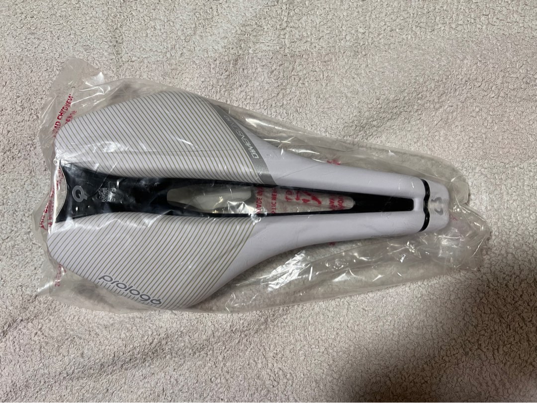 Prologo Dimension 143 STN saddle white, Sports Equipment, Bicycles ...