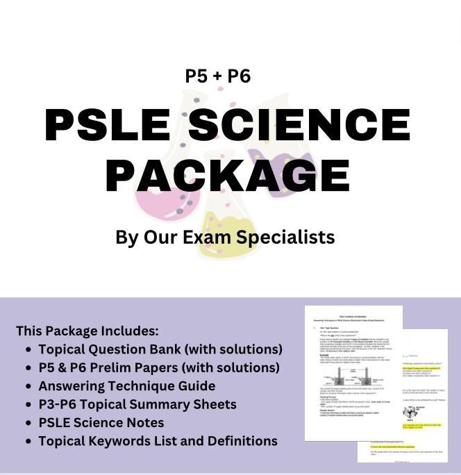 PSLE Science Package (Notes | Past Year Prelim Papers | Topical ...