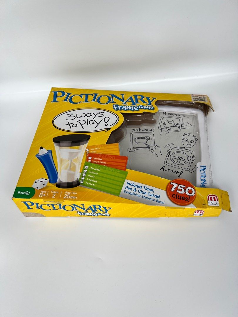Pte owned Pictionary frame, Hobbies & Toys, Toys & Games on Carousell