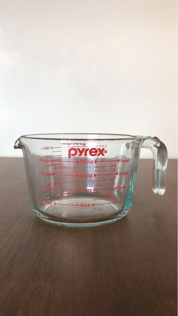 Pyrex Measuring Cup (3 sizes), Furniture & Home Living, Kitchenware ...