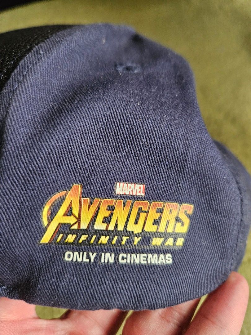 RARE MARVEL Avengers Infinity War Cap UK Release, Men's Fashion ...