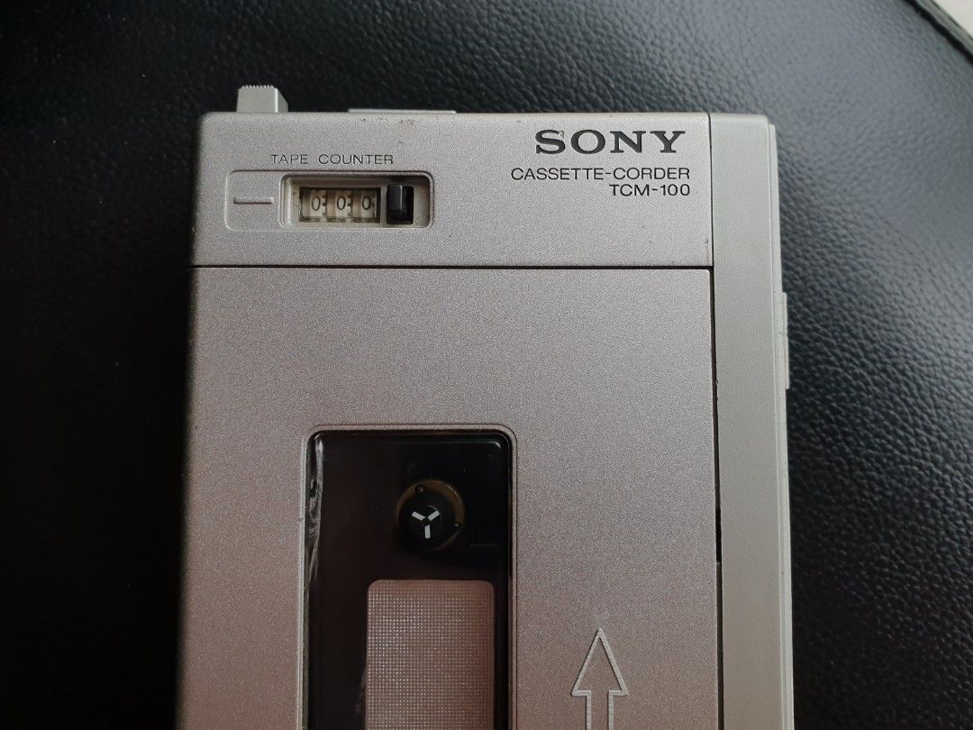 RARE Sony TCM-100 Portable Cassette Corder on Carousell