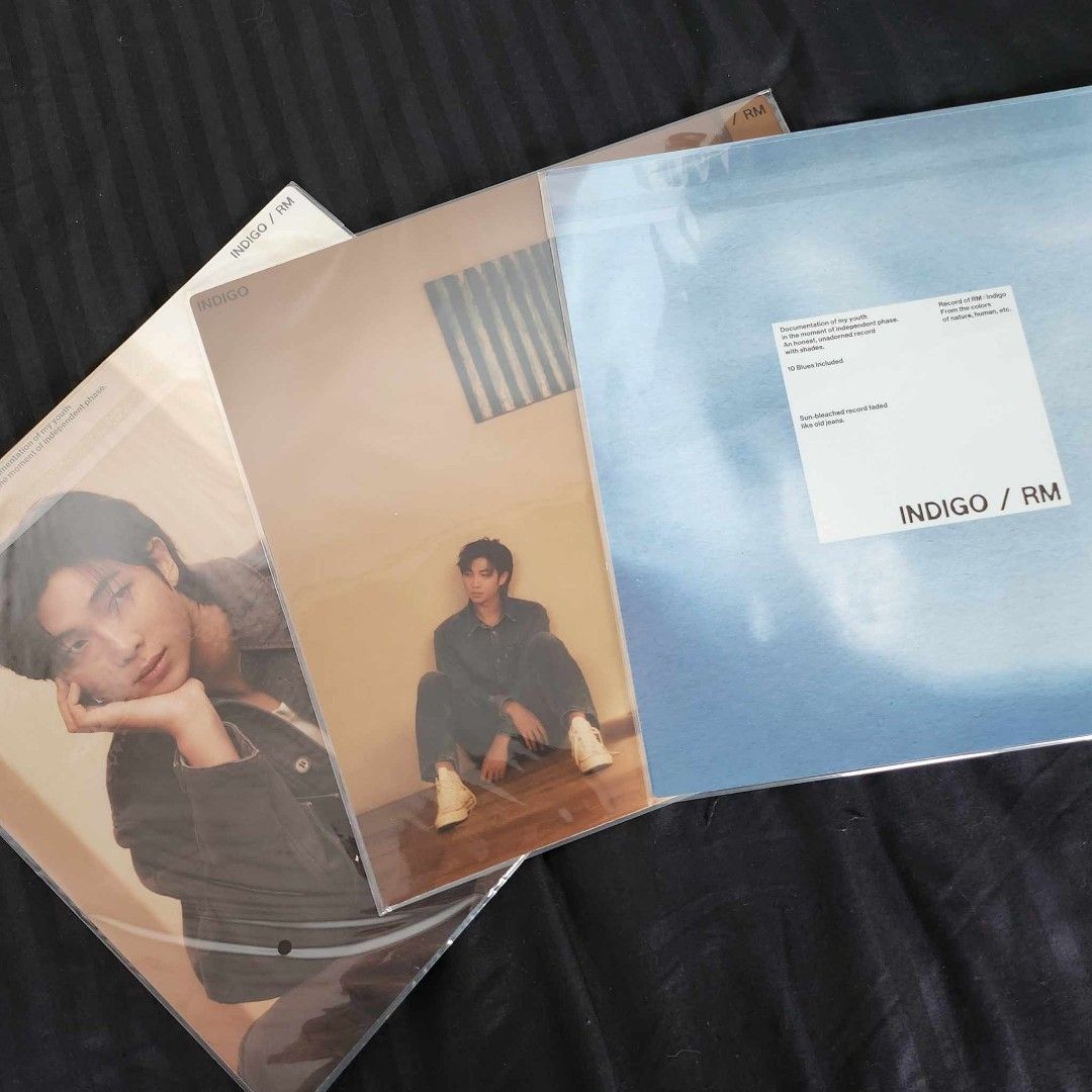 RM BTS Kim Namjoon Indigo Vinyl Album Complete Inclusion with Photocard on Carousell